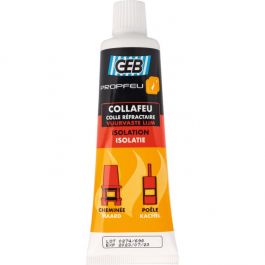 Colle mastic réfractaire Collafeu - Tube 50 ml - Geb