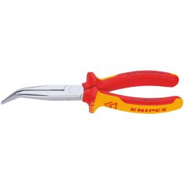 Pince demi ronde avec tranchants coudés à 40° 1000 V - Knipex