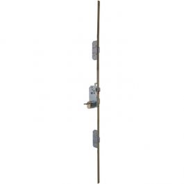 Serrure multipoint bronze droite à fouillot - Clé I - Axe à 50 mm ...