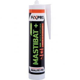 Mastic acrylique blanc 300 ml - Rebouchage mur et fissure - MASTIBAT+ ...