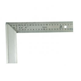 Équerre de menuisier avec lame inox gravée - 250 x 150 mm - Wilmart